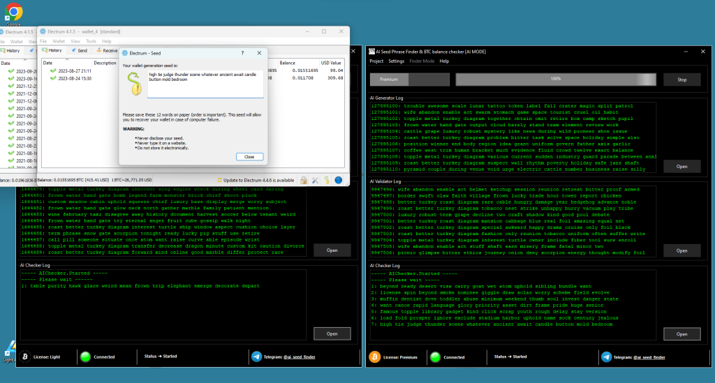 How to Hack Bitcoin Wallet Using Brute Force with "AI Seed Phrase Finder" Program - AI Seed ...